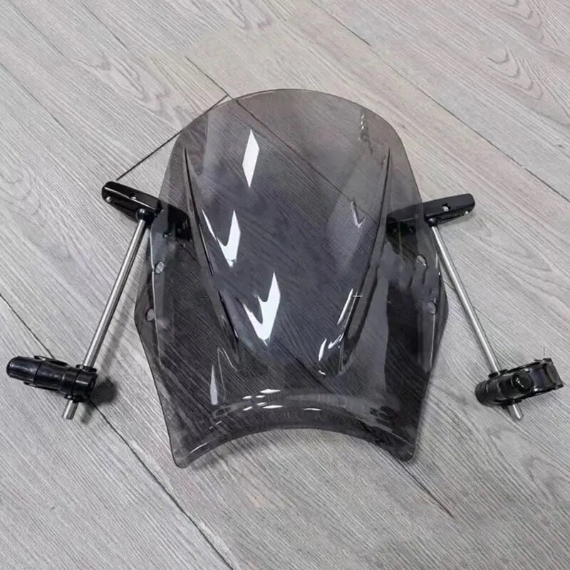 Для Benda Dark Flag 500 лобовое стекло мотоцикла, ветровые дефлекторы, аксессуары, регулируемый кронштейн 7/8 "22 мм, Черный