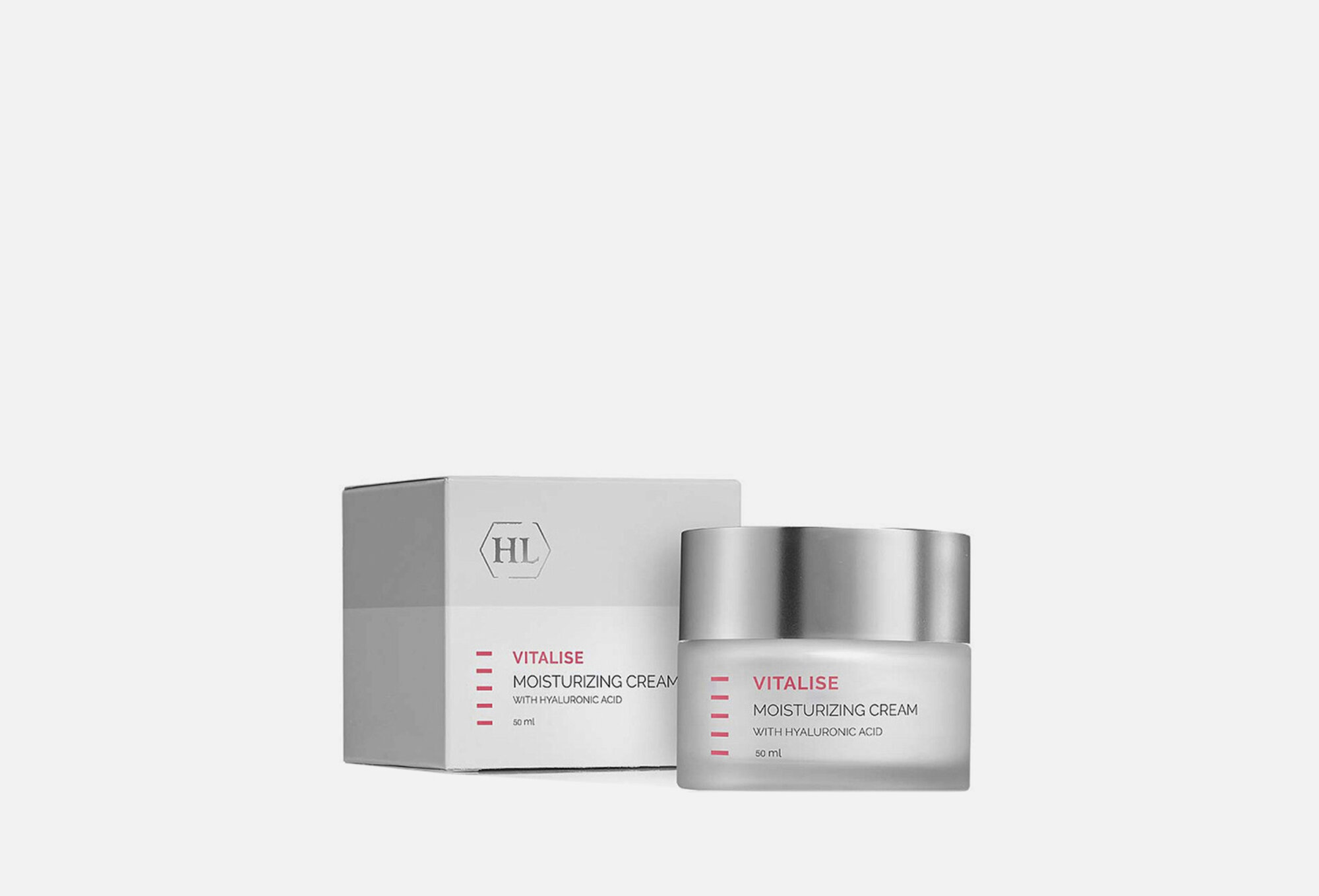 Увлажняющий крем с гиалуроновой кислотой и витаминами. HOLY LAND VITALISE MOISTURIZING CREAM 50 мл