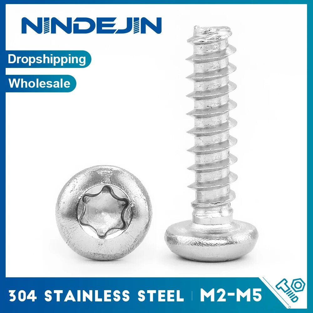 Саморезы Torx M3х14mm, нержавеющая сталь, 50шт
