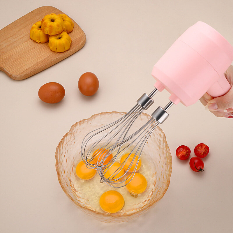 Двойной Смеситель Головки Бытовой Выпечки Крем Beater Яйцо Beater Беспроводной Ручной Электрический