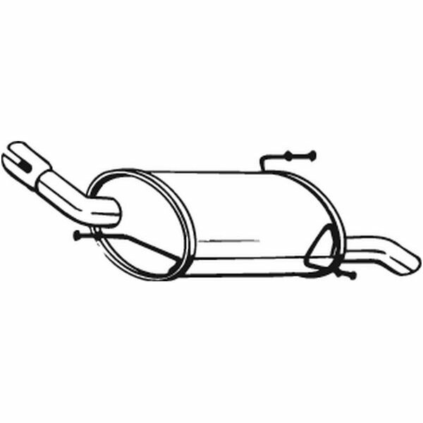 Глушитель выхлопных газов конечный, BOSAL 185-619 (1 шт.)