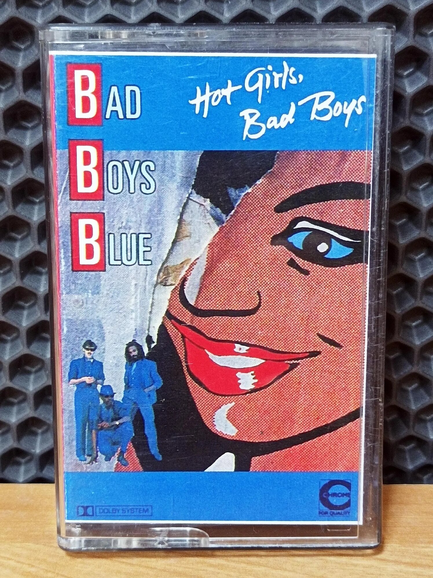 Аудиокассета Bad Boys Blue - Hot Girls. Поп-музыка, евродиско. 1985г.