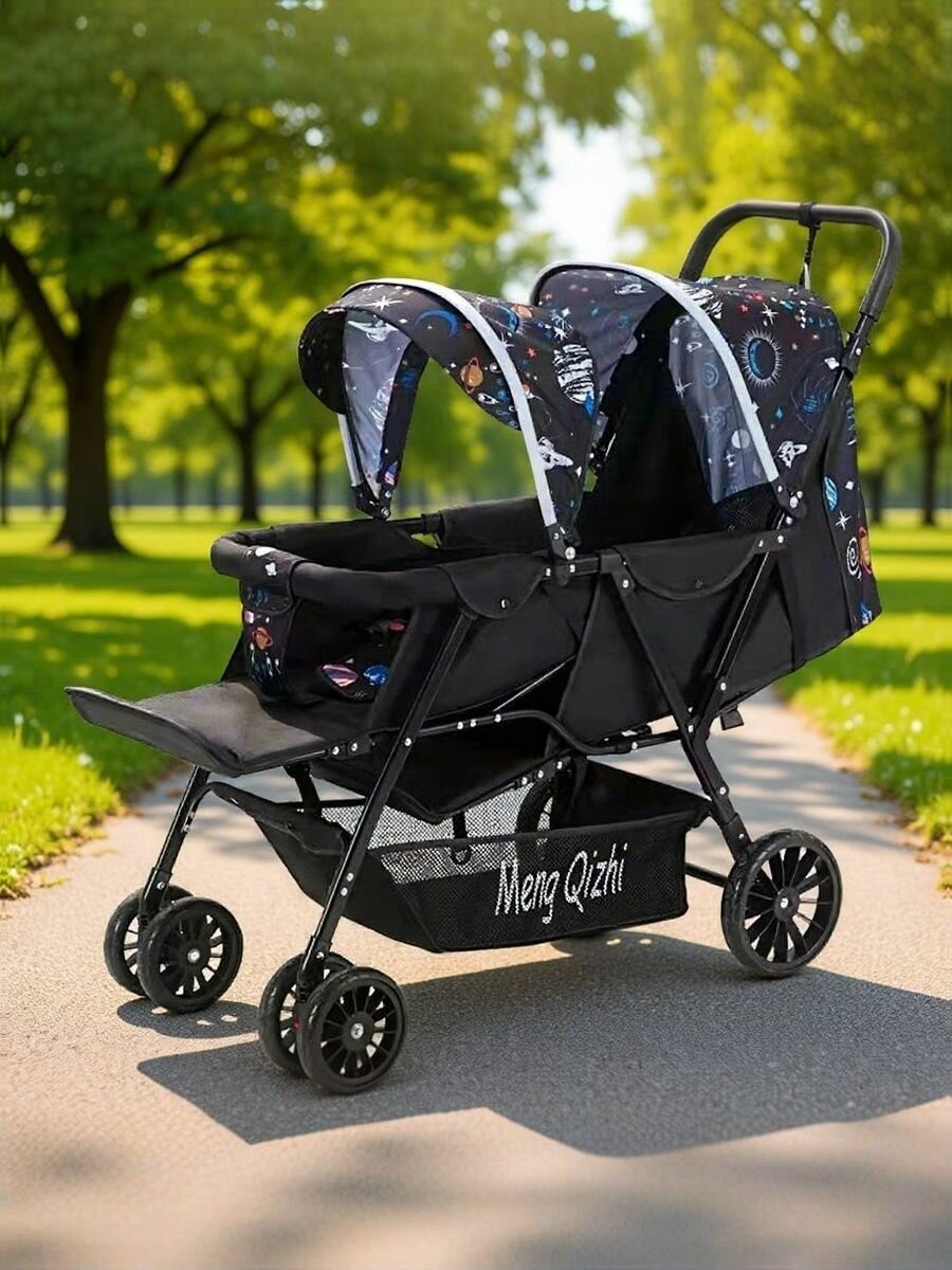 Коляска для двойни Универсальная каляска-трансформер 2в1 Всесезонные модели