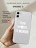 Чехол на Apple iPhone 11 / Айфон 11 с принтом "Если хочется", прозрачный