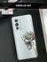 Чехол на OnePlus 9RT / ВанПлас 9RT с принтом "Череп быка с цветами", прозрачный