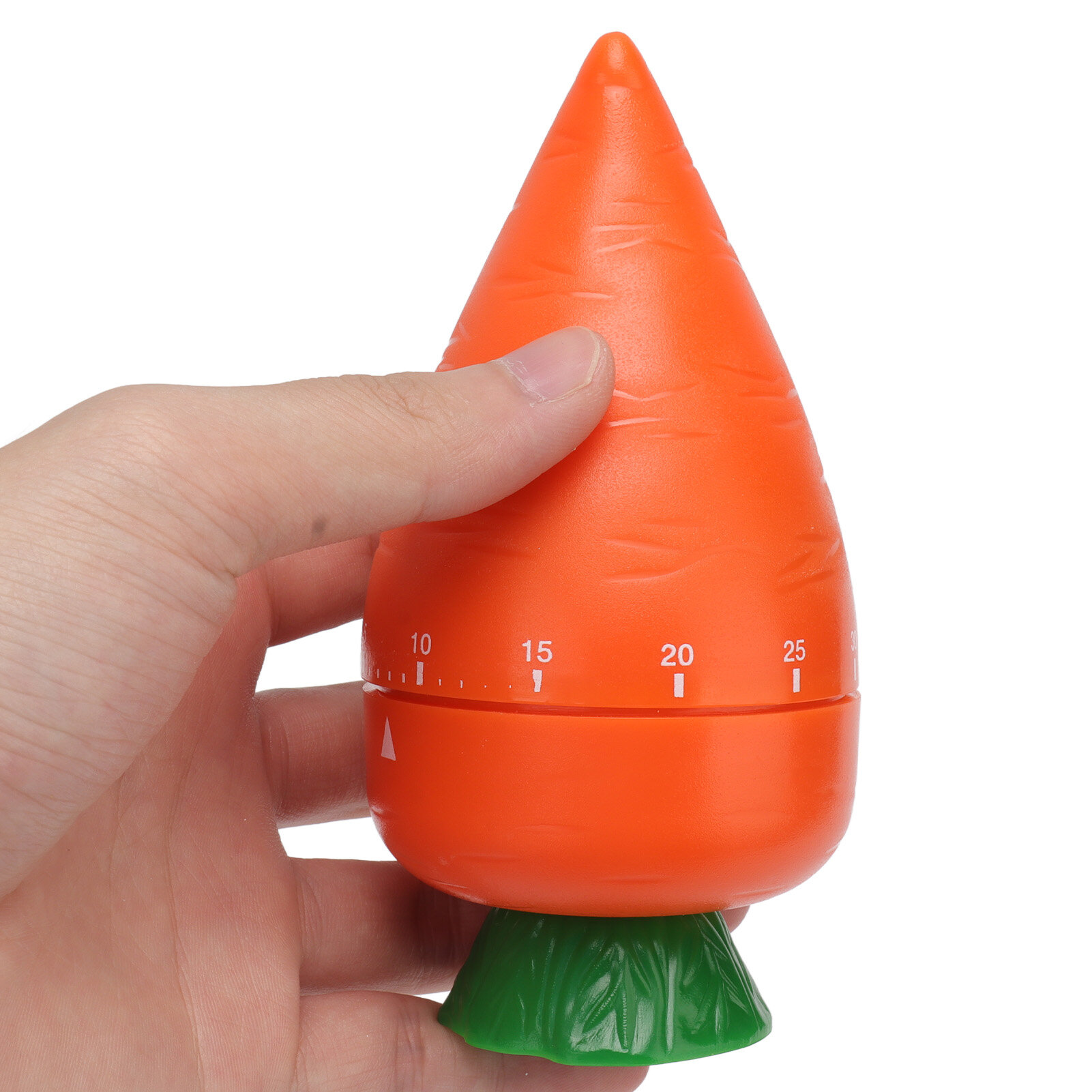 Cooking Timer Cute Carrot Shape Mechanical for Kitchen Reading Studying Exercise — фото 1