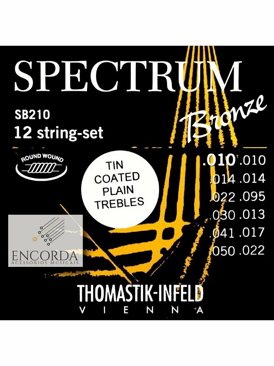 THOMASTIK Spectrum SB210T струны для 12-струнной гитары