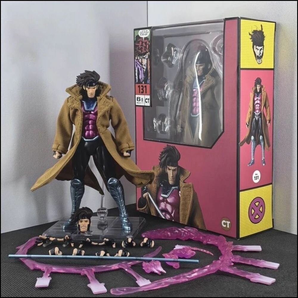 Ct Toys Mafex 131 Гамбит X-Men Аниме Коллекционная Фигурка