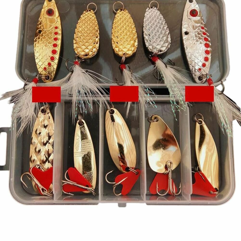Полный комплект приманок для рыбалки, приманки на щуку и окуня