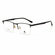 Cornstone Titanium Browline Eyeglass Frames Men's 53