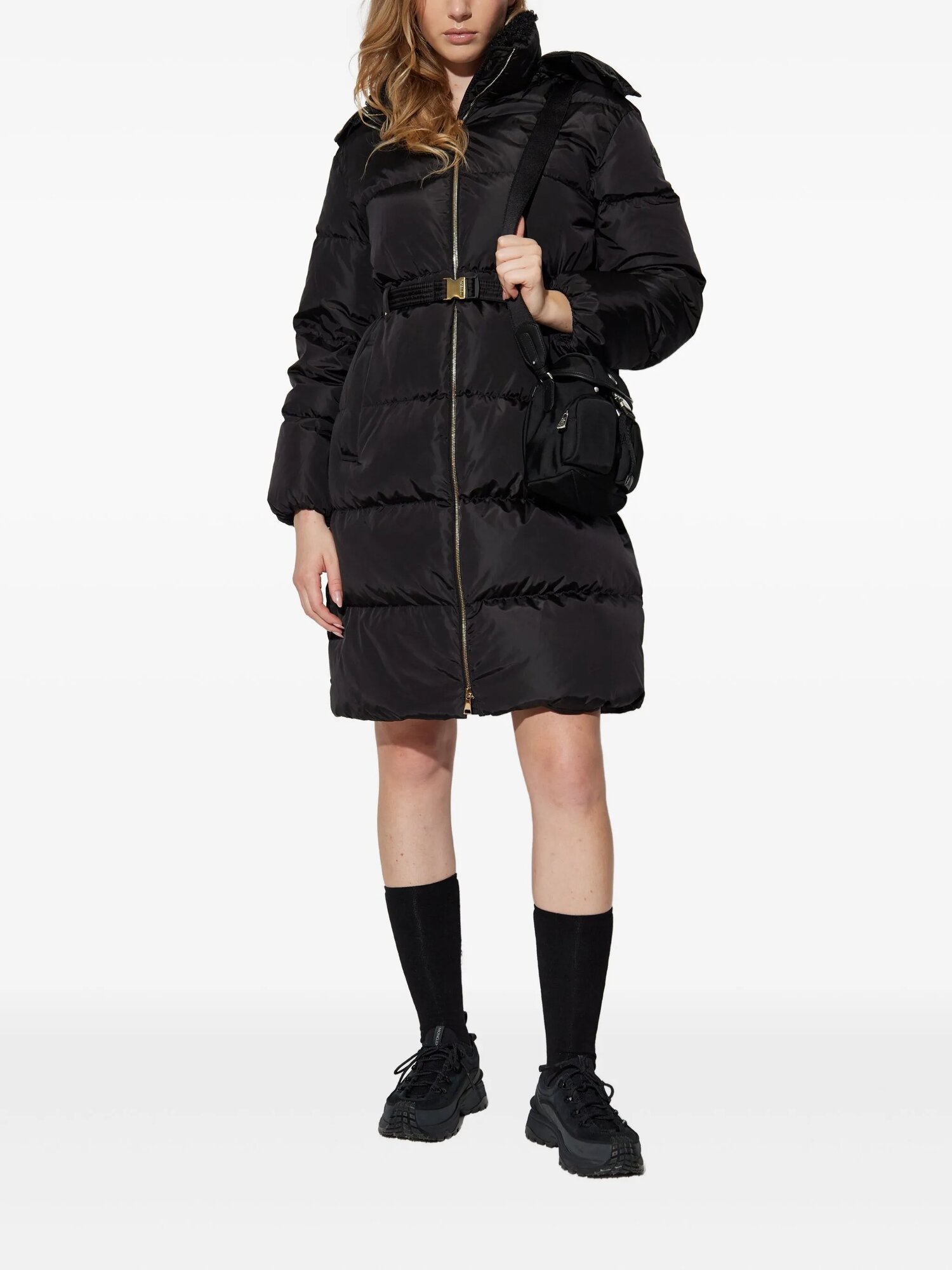 Пальто Moncler Briant, размер 50, black / black — фото 1