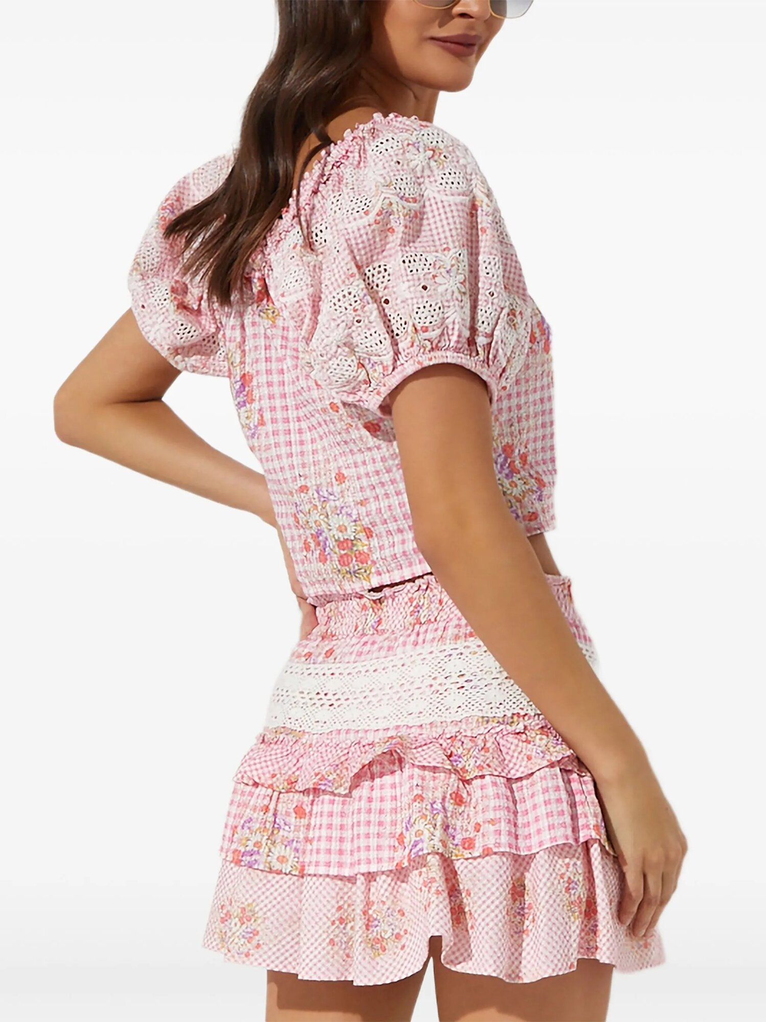 Блуза Loveshackfancy, размер S, pink — фото 1