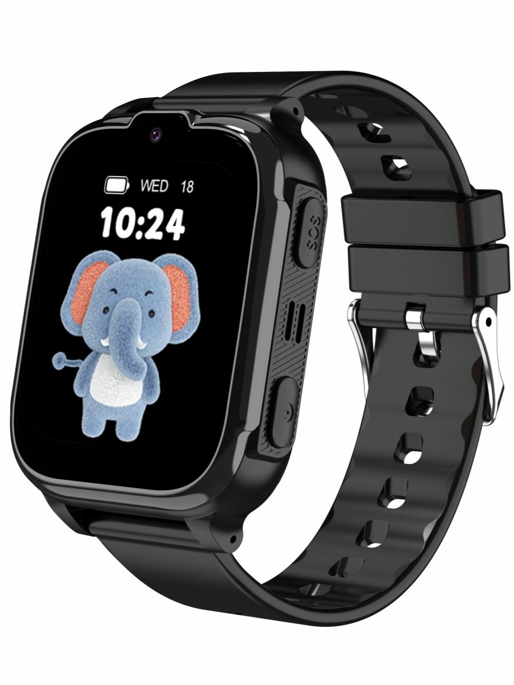 Смарт часы детские с сим картой черные