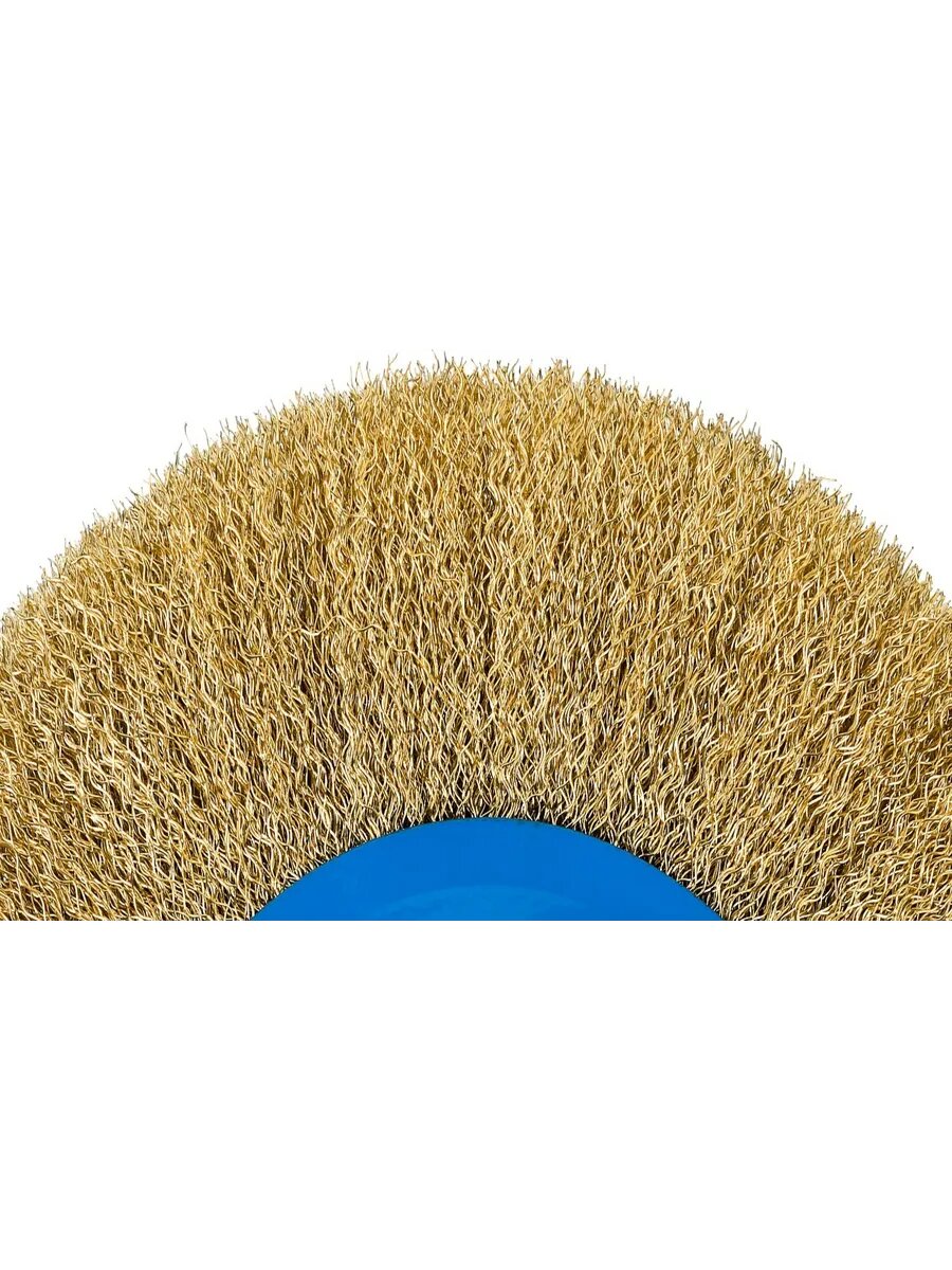 125 мм, витая стальная латунированная проволока 0.3 мм, щет