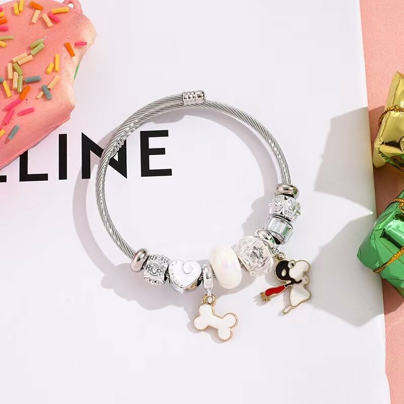 Браслет Snoopy из бисера MINISO