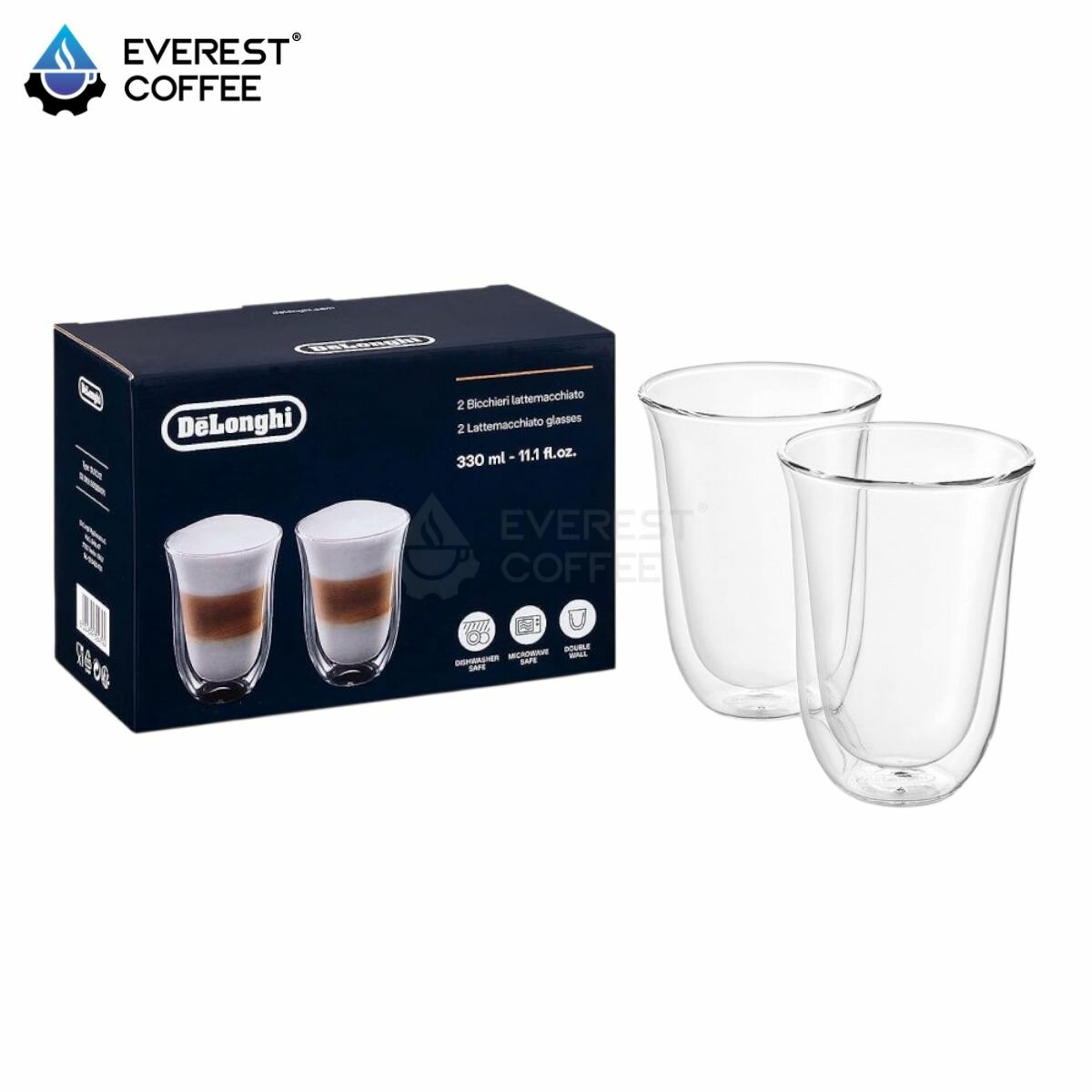 Чашки DeLonghi для латте 330мл DLSC312