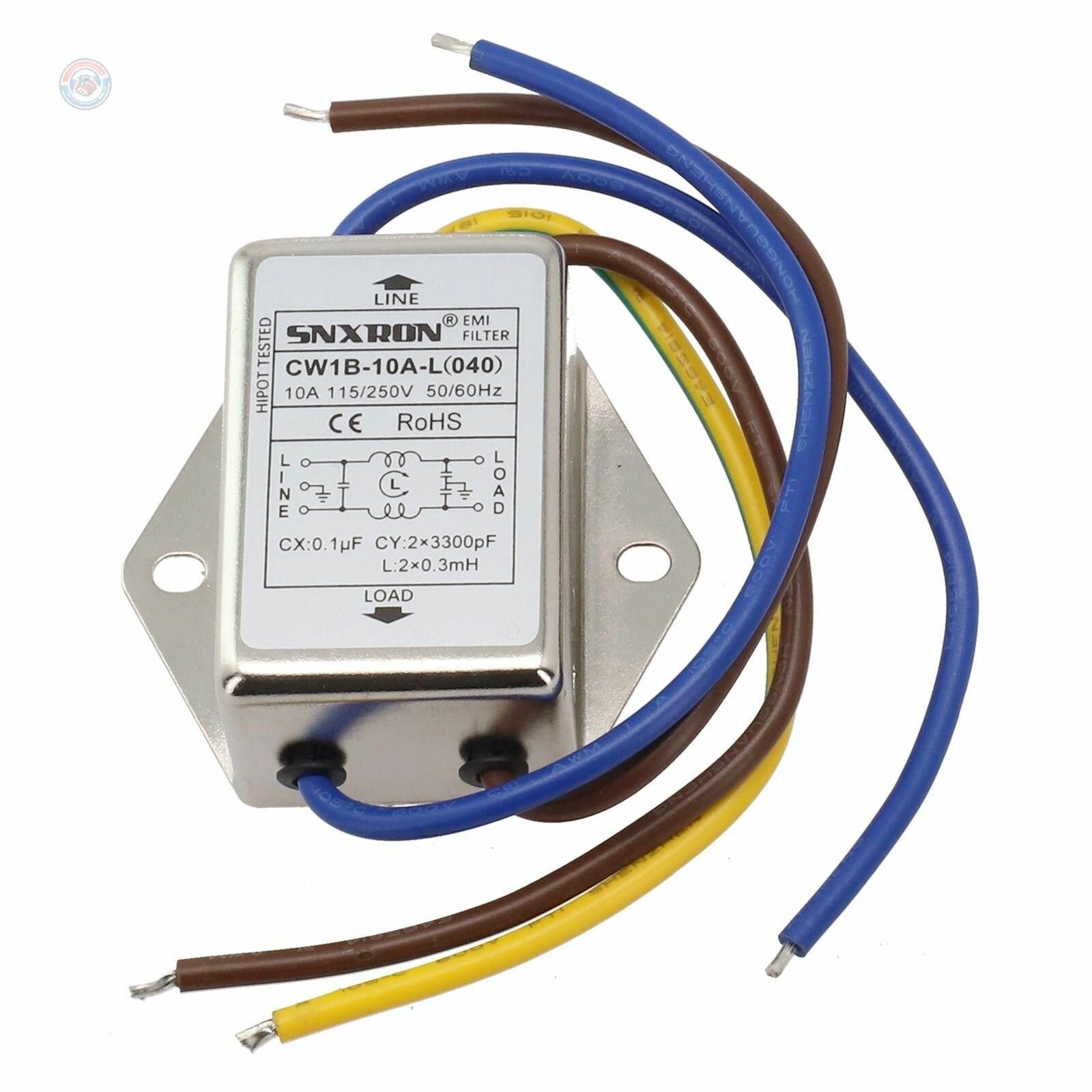 Сетевой фильтр 250 В переменного тока CW1B-L, очиститель звука от помех, защита аудио и бытовой техники, компактный EMI-фильтр 3A/6A/10A для шумоподавления