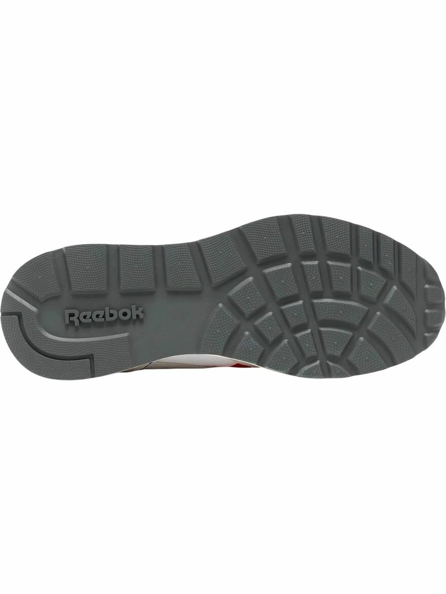 Кроссовки Reebok GL1100, полнота F, размер 9,5 US, серый/красный/голубой — фото 1