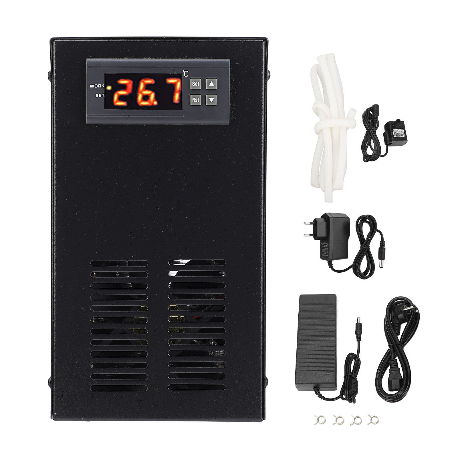 Аквариумный чиллер Wi -Fi Digital Display тихий температура регулируемый универсальный рыбный бак Chiller 20L Eu Plugure