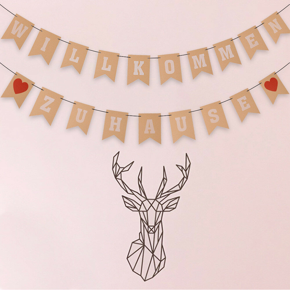 Праздничные баннеры "Добро пожаловать домой" для дней рождения