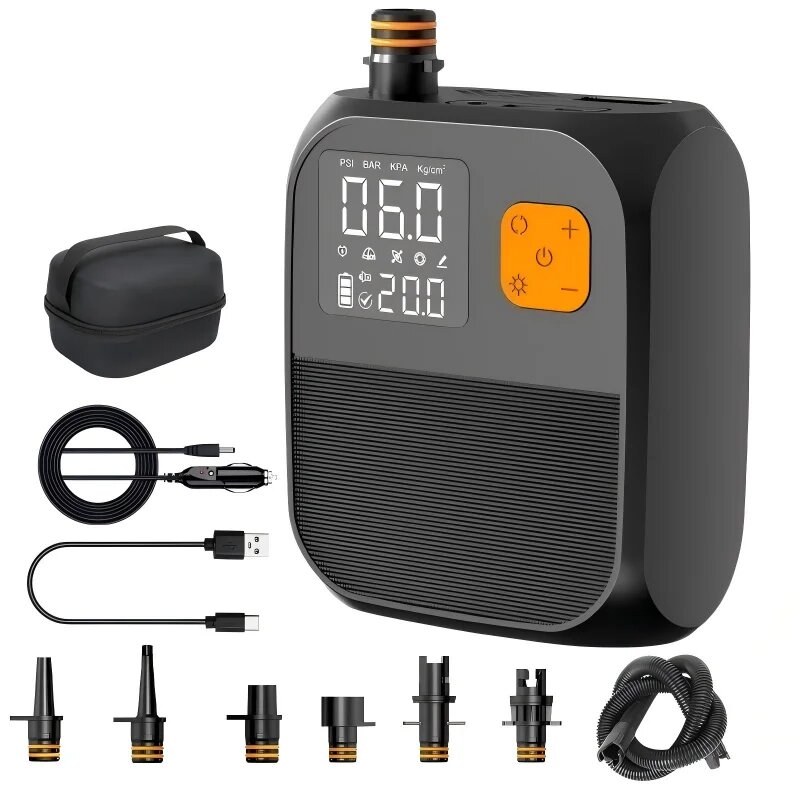 Портативный Электрический Насос EAFC 25PSI, Перезаряжаемый, Для Надувных Каяков И SUP-досок
