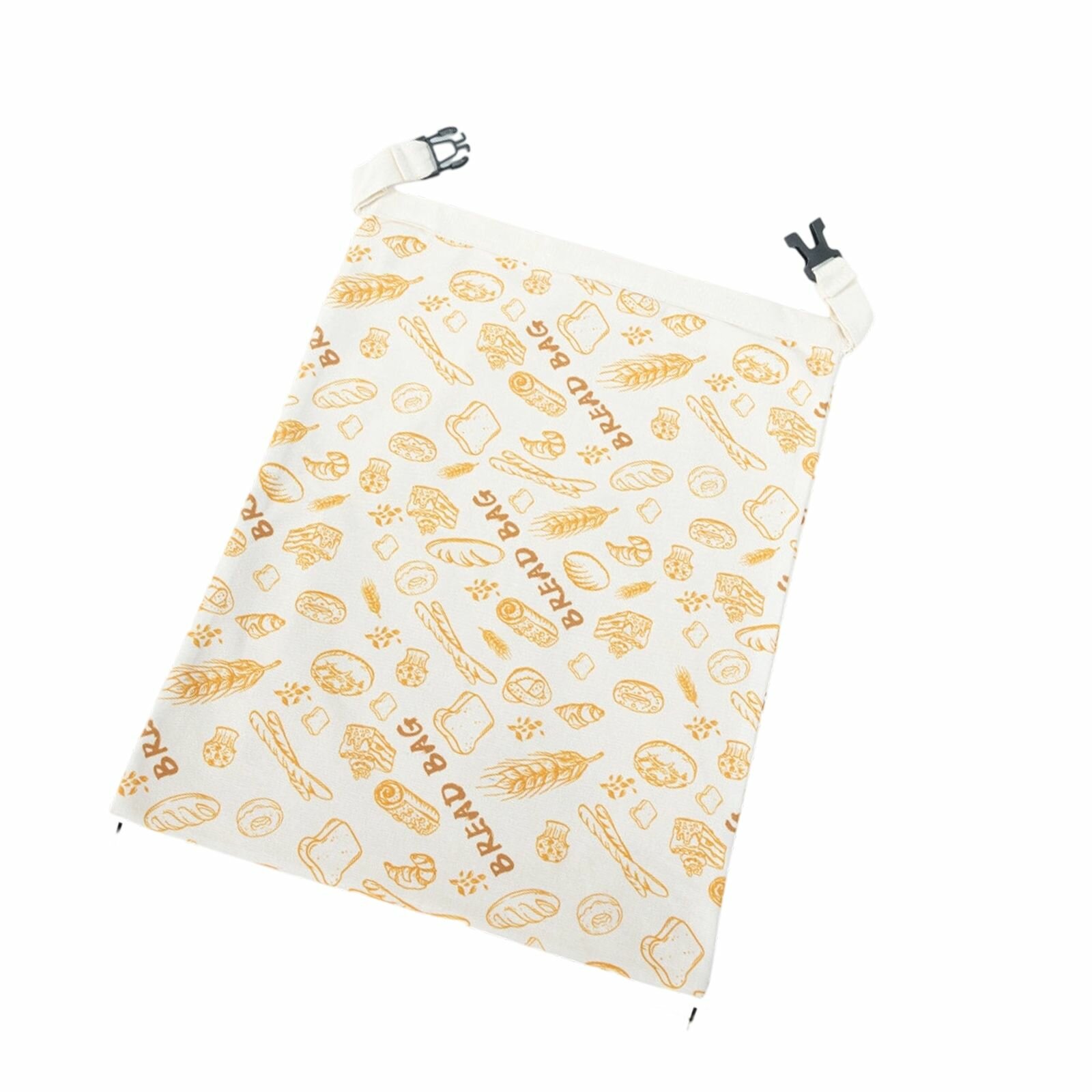 Стираемая сумка для хранения хлеба из хлопка с пчелиным воском и эластичной лентой