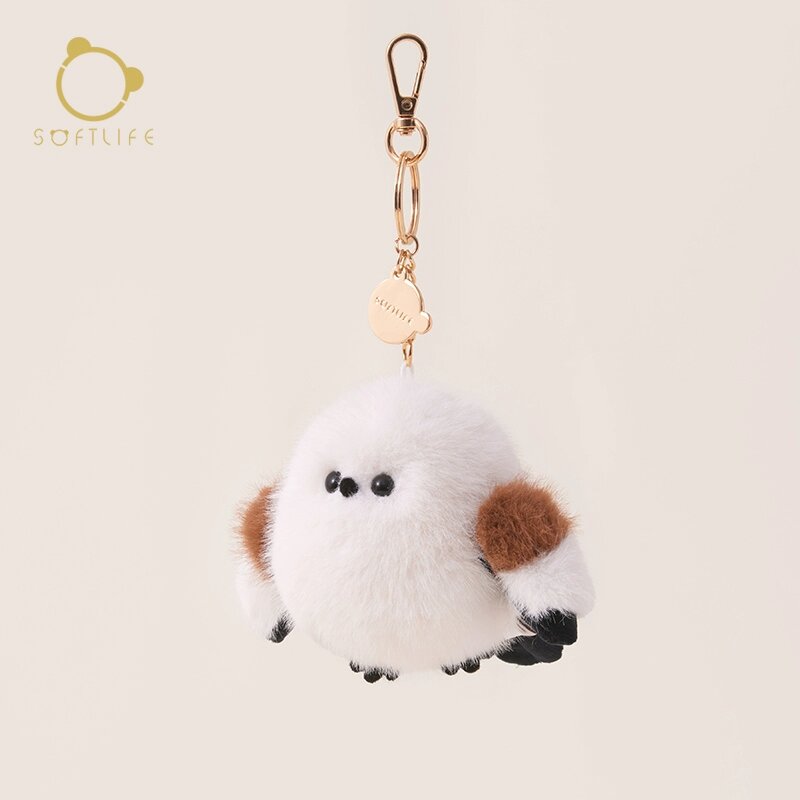 Softlife Милый Брелок-Птица - Милое Дизайн для Сумок, Ключей и Аксессуаров (100% Полиэстер)