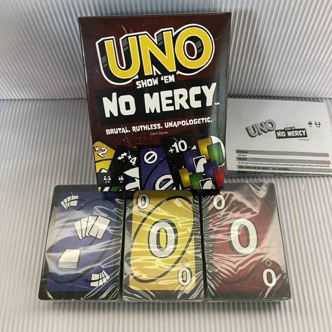 Карточная настольная игра UNO Show em No Mercy