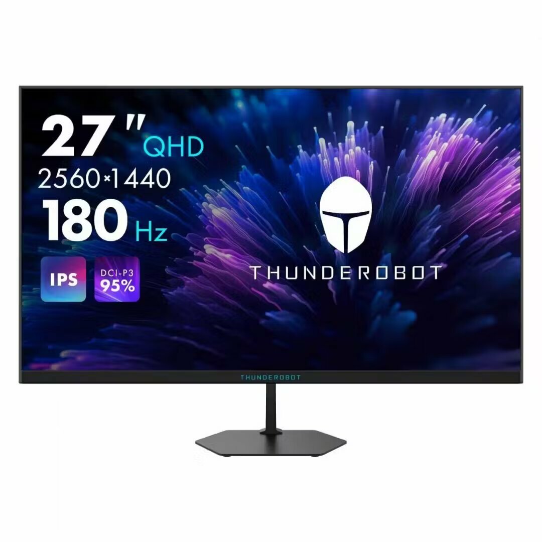 Монитор Thunderobot LQ27F180, 27", 180Hz, 2560х1440 px, QHD, IPS, Black