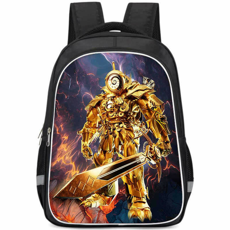 Модный рюкзак Titan для мальчиков с большим объемом и износостойким оксфордом в ярких цветах, размер-5-Двойной Малый