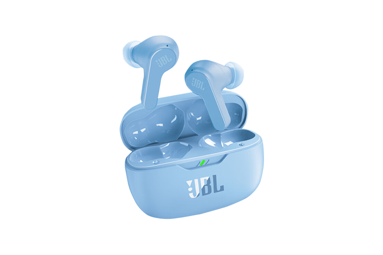 Беспроводные наушники JBL light lake blue, Bluetooth