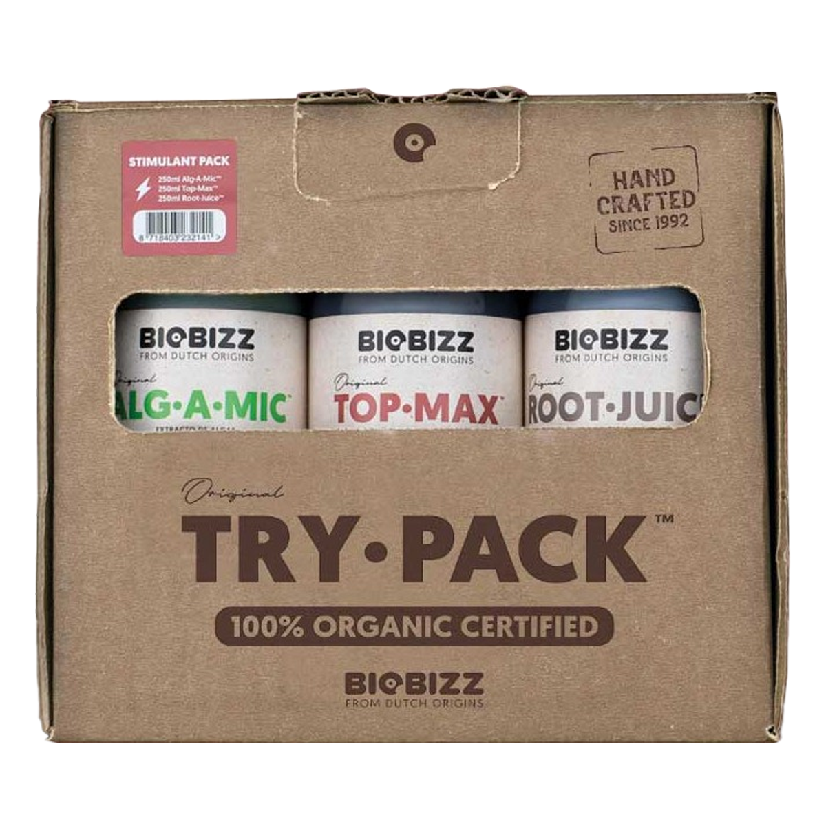 Комплект био-стимуляторов для растений / Trypack Stimulant, 3 по 250 мл / Biobizz