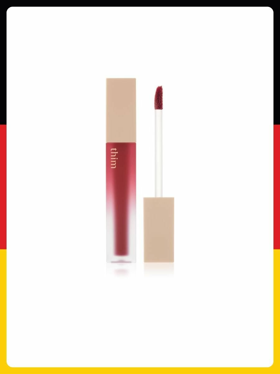 Губная помада Thim Sheer Matte Liquid Lip light, matte liquid lipstick 06 Raspberry Bun, 4 г