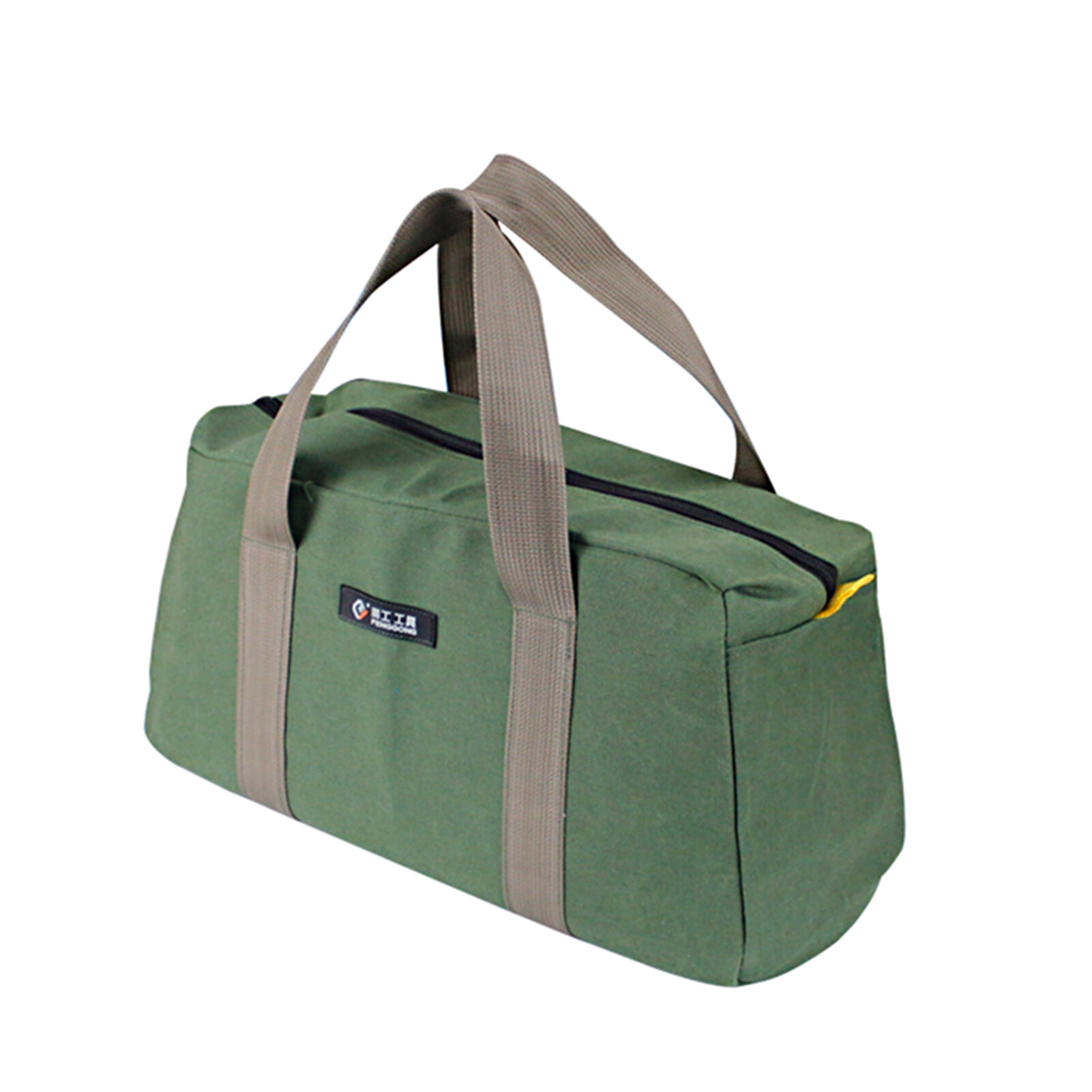 Сумка для хранения инструментов PENGGONG Large Thickened Wear-resistant Maintenance Tool Storage Bag Multifunctional Portable Tool Bag Large Capacity Canvas Bag 18-inch Army Green