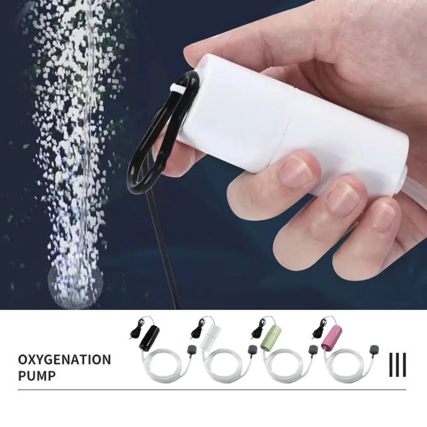 Насос для подкачки кислорода для аквариума Mini USB Silent Oxygen Pump с зарядным USB, насос для подкачки кислорода для рыбных аквариумов, оксигенация для золотых рыб, машина для оксигенации аквариума, 1 насос для подкачки кислорода, 1 USB кабель, 1