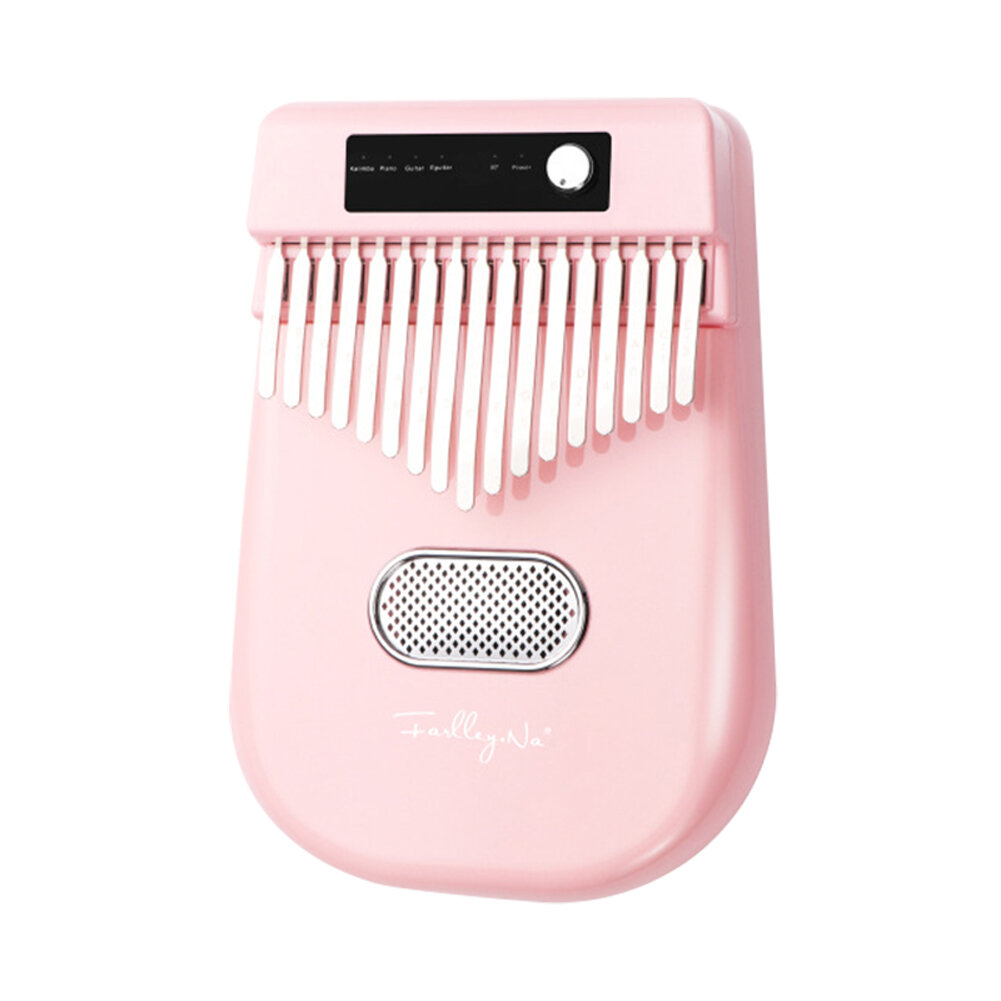 17 Keys Electric Kalimba Thumb Finger Piano Electronic Kalimba Portable Musical Instrument Color: white, champagne gold, blue, pink Material: ABS Battery: 3.7V, 2000mAh Item size: 180*110*50mm Item weight: 266g Package weight: 400g Package size: