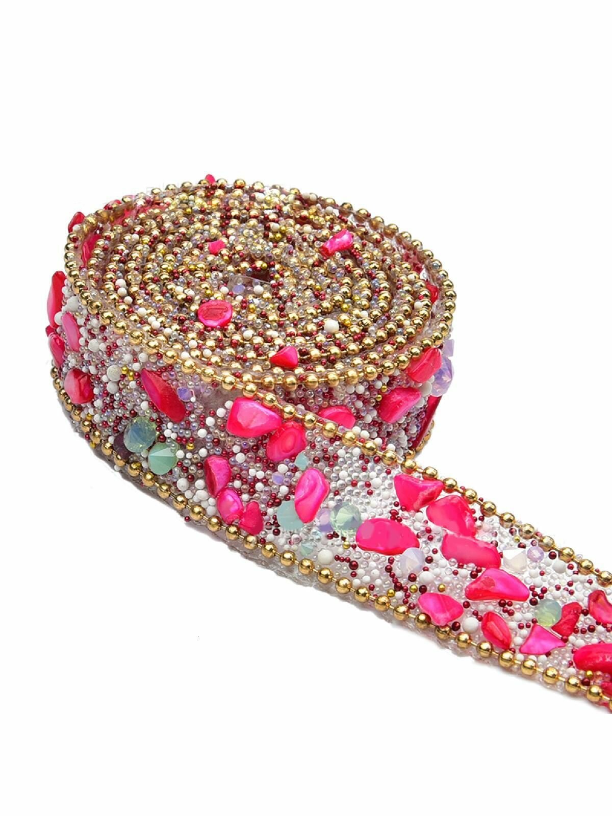 Блестящая лента со стразами, - 1