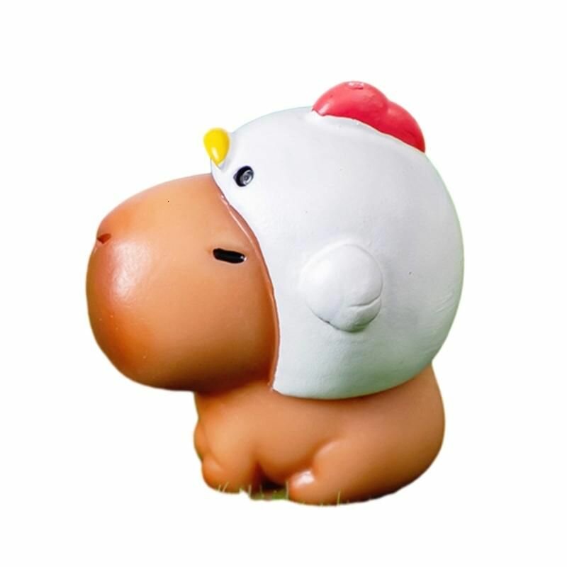 10 шт, украшение рабочего стола capybara Capybara-№ 4 головной убор