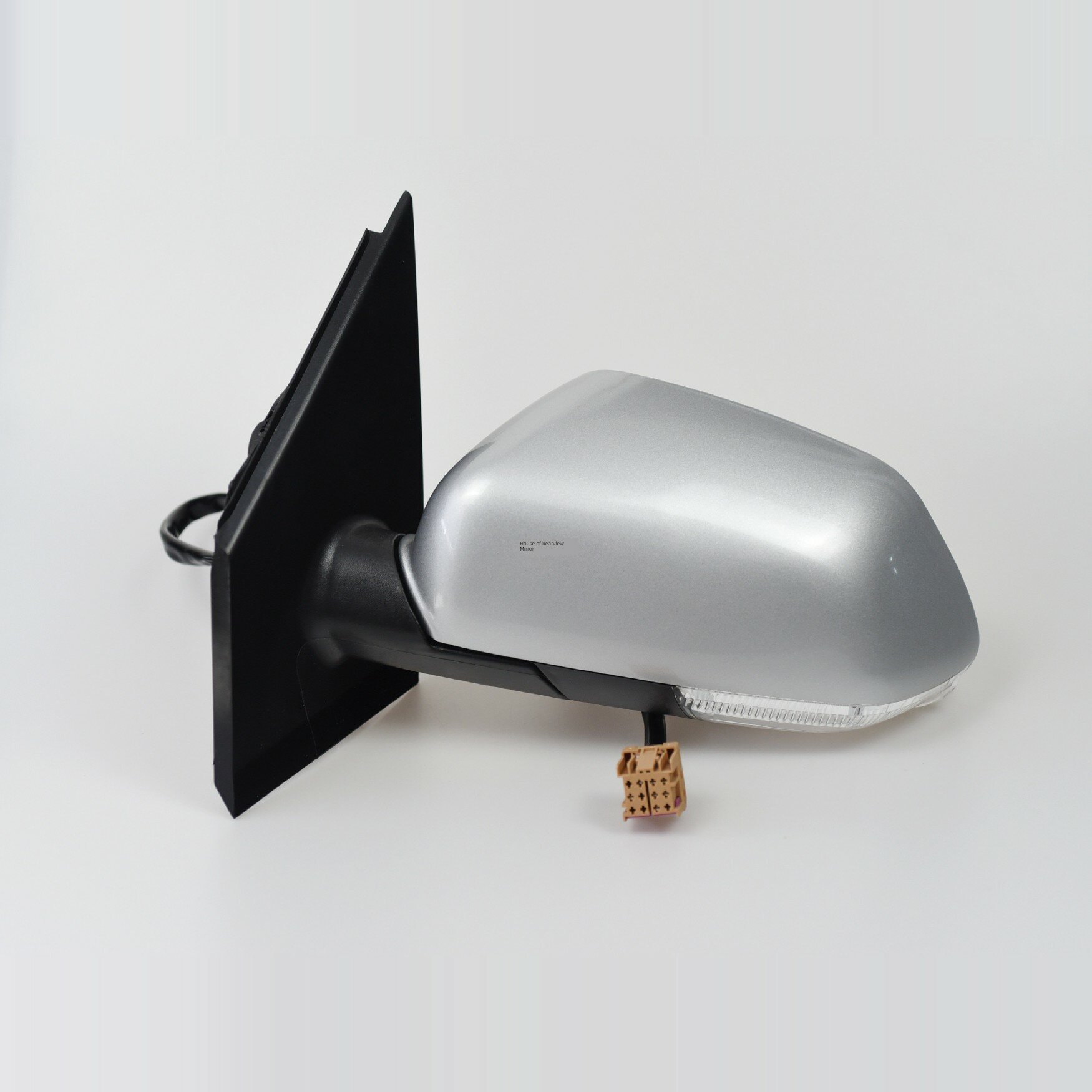 Зеркало заднего вида VW Polo 05-12 г. в. левое с подогревом 7-контактное с поворотником серебристое оригинальное