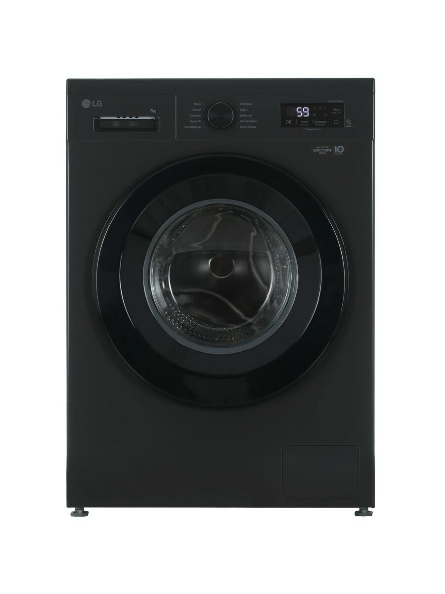 Стиральная машина LG F2Y1WS6J Black