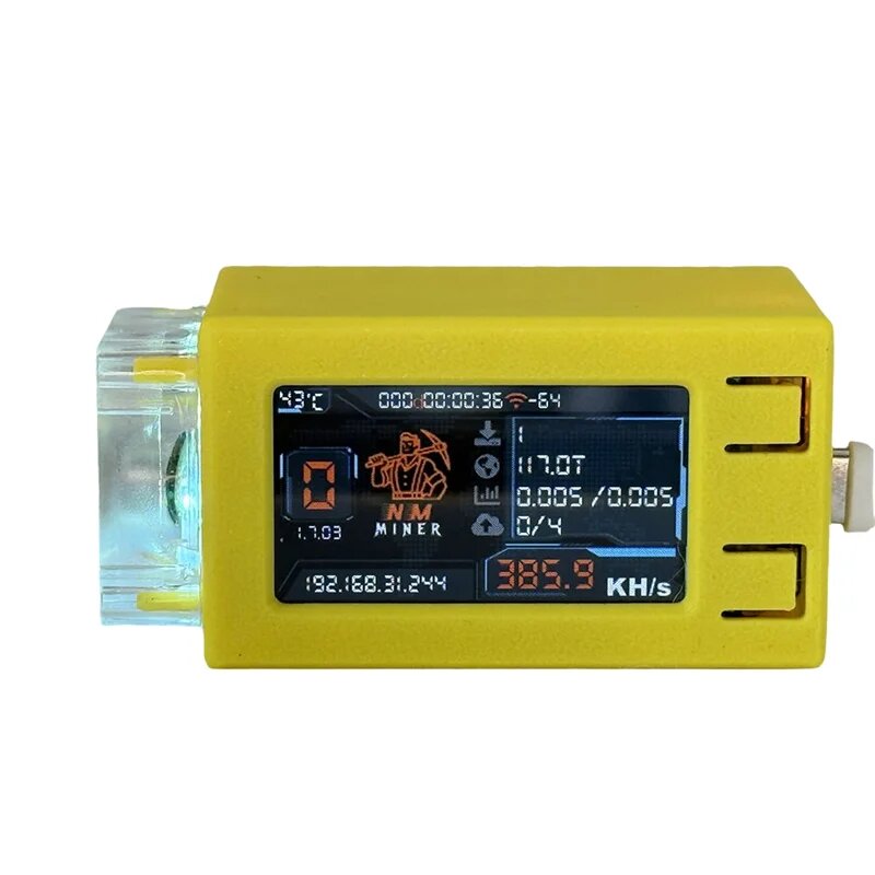NM Bit Miner BTC Nerdminer V2 Pro Max 390KH/S