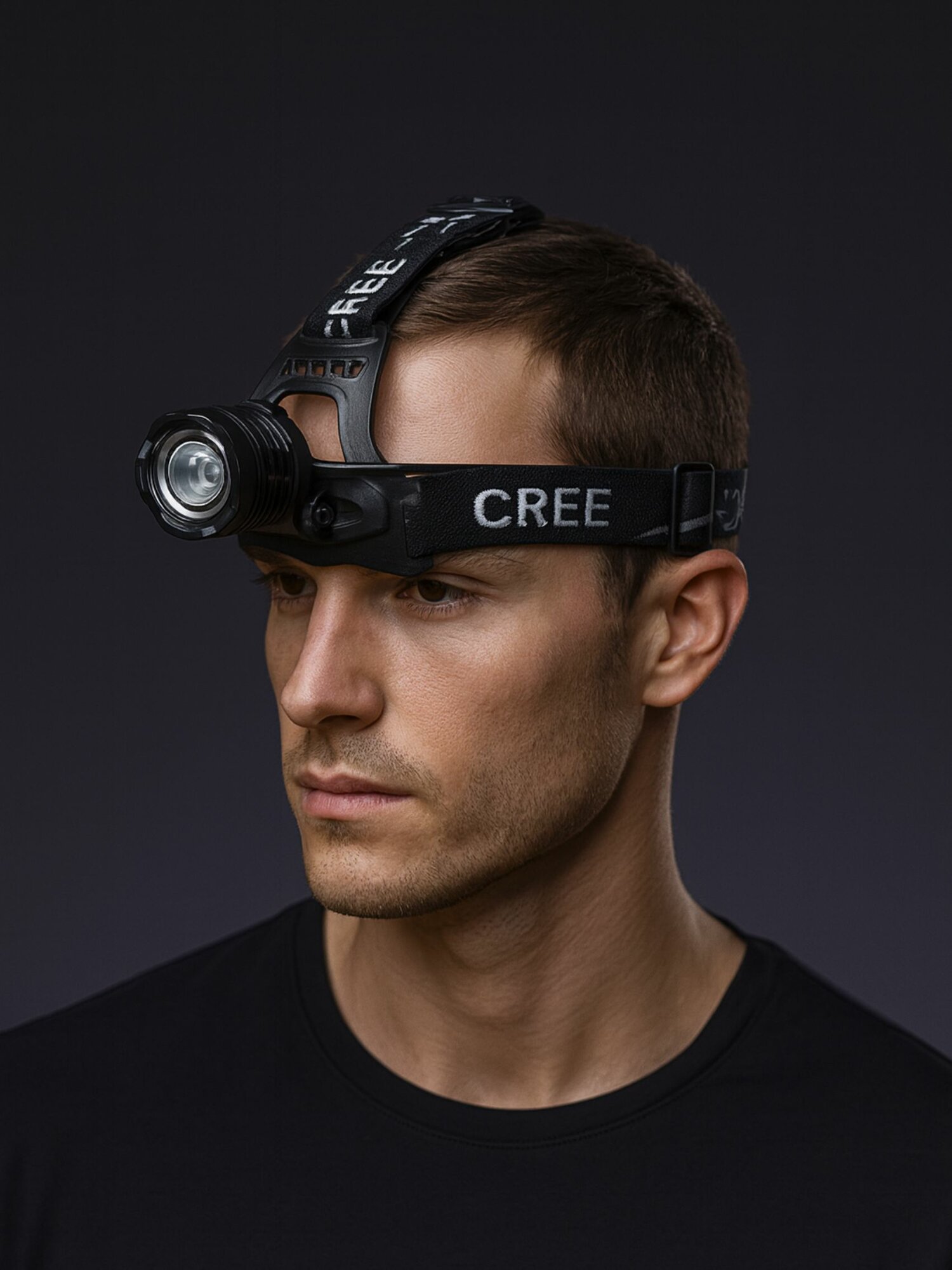 Фонарь налобный аккумуляторный мощный светодиодный Live Power Y17 T6 Тактический, монтажный (акб в комплект не входит)