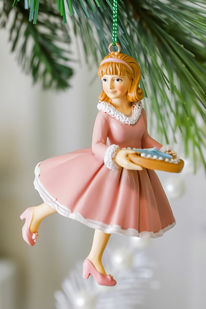 Ёлочная игрушка пирог от джулии, полистоун, 12 см, Winter Deco 1001085