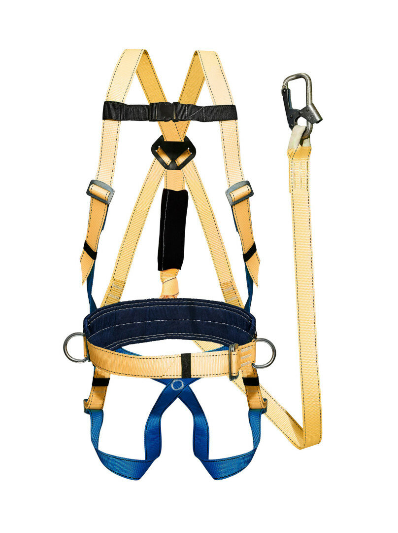 Удерживающая-страховочная привязь УСП-2Ж+Строп А(лента)