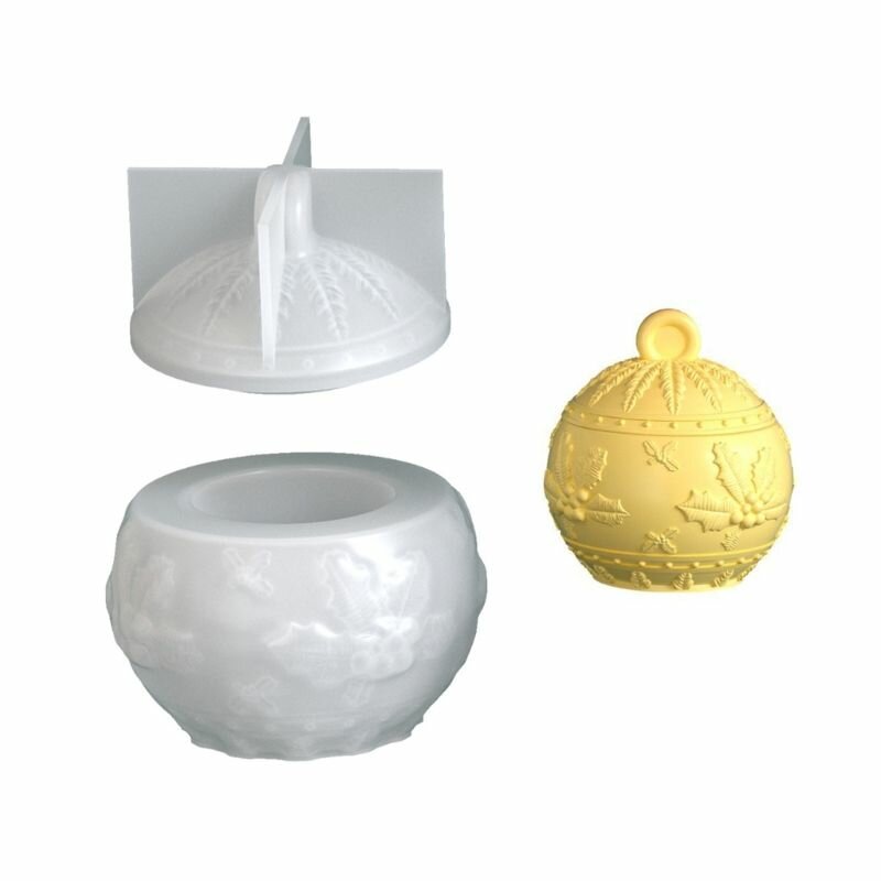 Силиконовая Форма Для Хранения Рождественских Ягодных Снежинок С Тиснением -Ягодный Узор