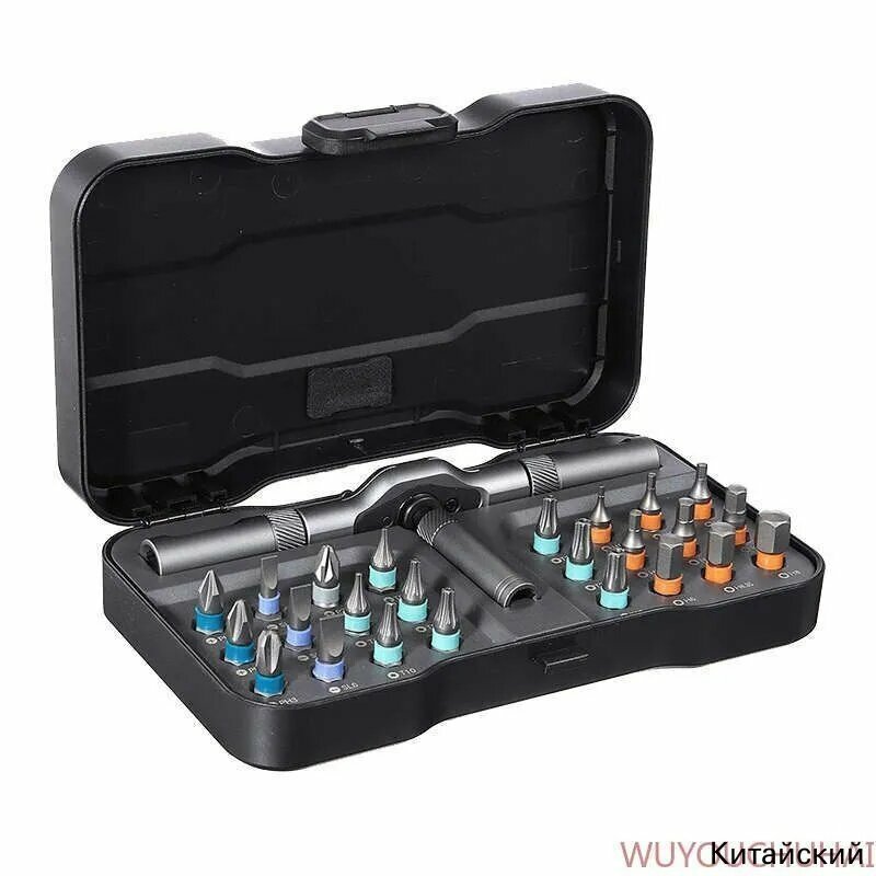 Реверсивная отвертка с набором бит Atuman Duka RS1 Multipurpose Ratchet Screwdriver Set (24 в 1) (экосистема Xiaomi)