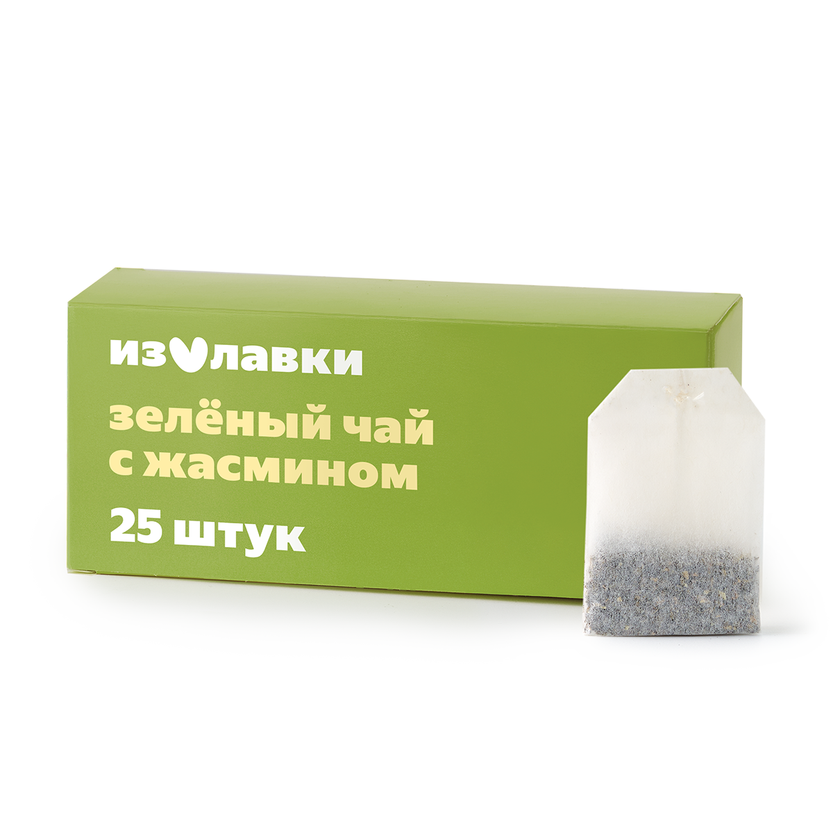 Чай зелёный «Из Лавки», с жасмином, 25 пакетиков, 1 упаковка