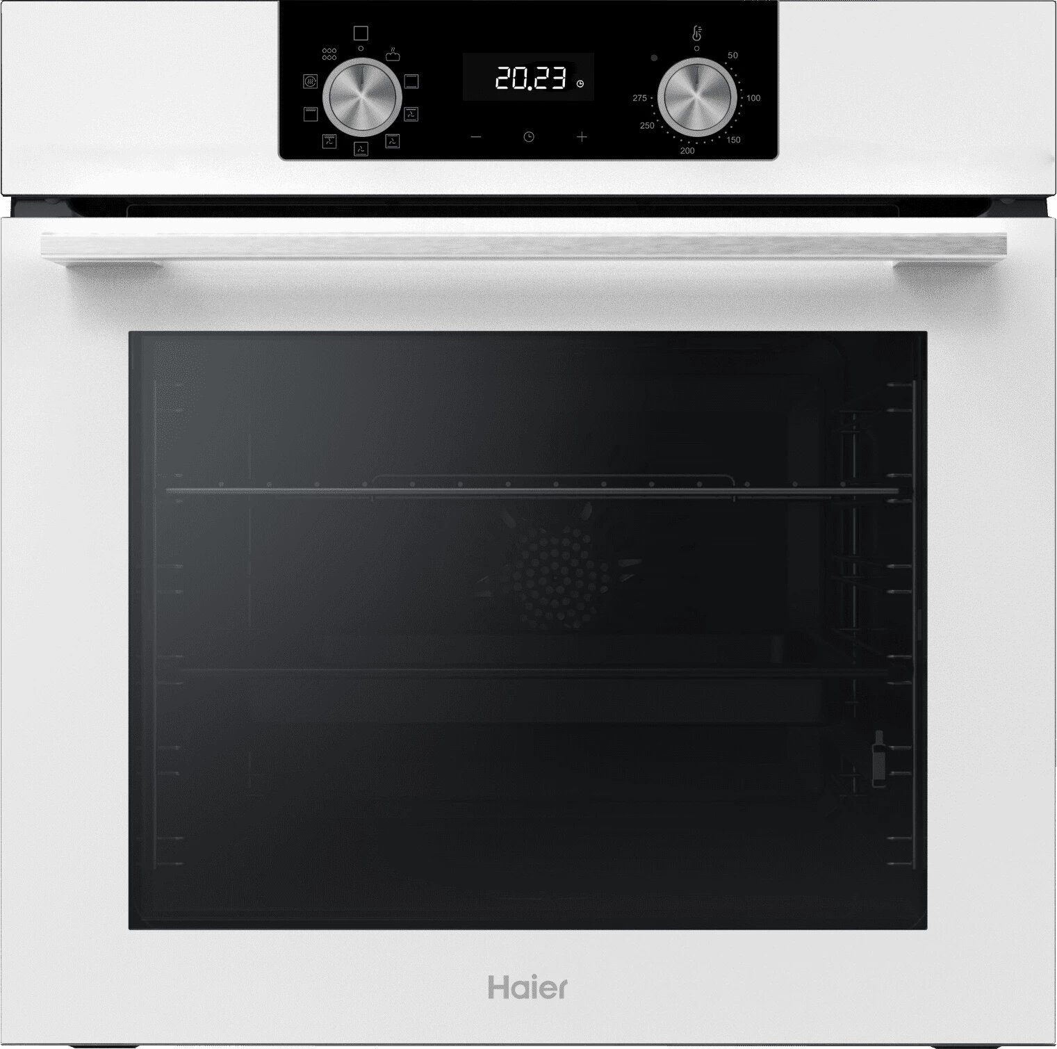 Электрический духовой шкаф Haier HOQ-K2ANN3WB с грилем, конвекцией и телескопическими направляющими