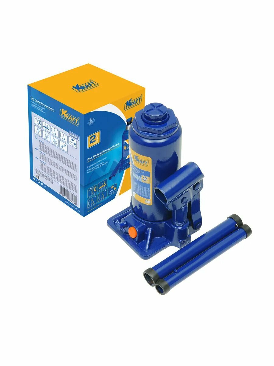 Домкрат бутылочный 6 т min 200mm-max 405mm KRAFT KT 800015