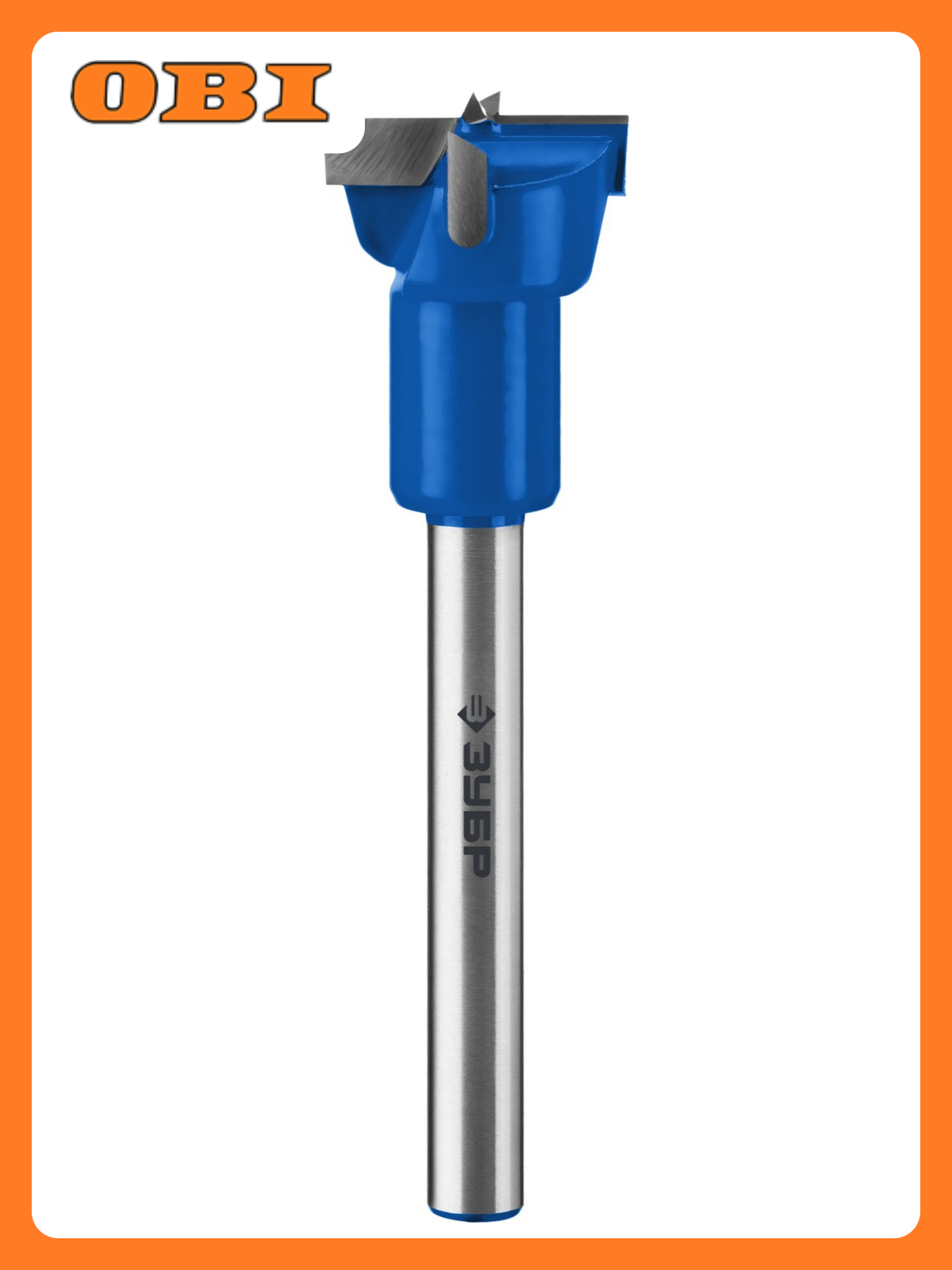 Сверло ЗУБР Форстнера, 25х90 мм, цилиндрический хвостовик, сталь 45, ВК 8